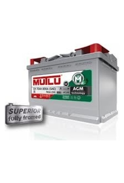 Mutlu 12 V 70 A AGM Start Stop Akü ( Üretim Yılı: 2021 ) Mutlu 12 V 70 A AGM Start Stop Akü ( Üretim Yılı: 2021 )