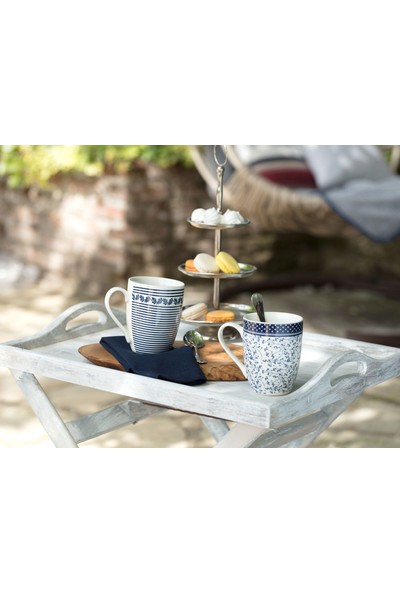 Madame Coco Maena Marant 2'Li Kupa Seti - Mavi Madame Coco Maena Marant 2'Li Kupa Seti - Mavi