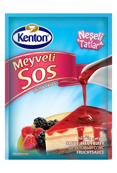Kenton Meyveli Sos Çilek Ve Frenk Üzümlü