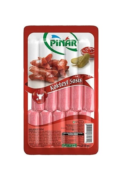 Pınar Dana Sosis 215 Gr
