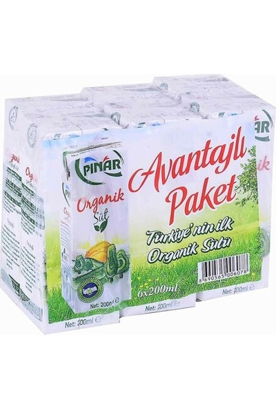 Pınar Organik Süt 200 ml