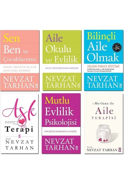 Nevzat Tarhan İle Evlilik Okulu Seti (6 Kitap)