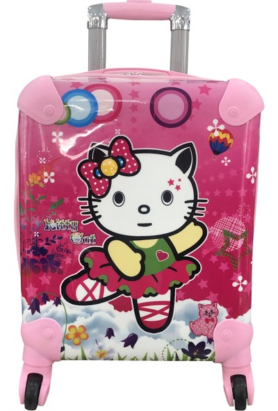 Gnc Design Kitty Cat Kız Çocuk Valizi