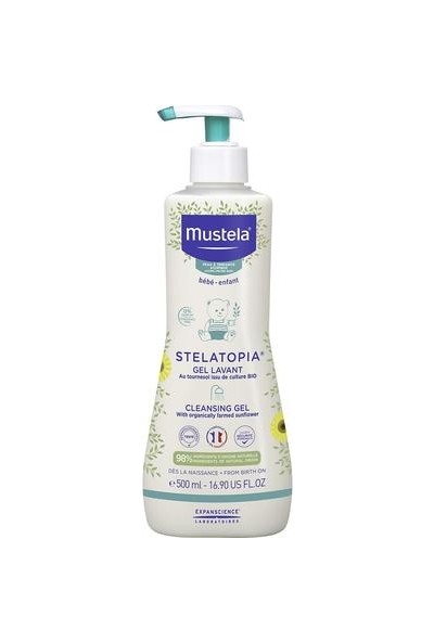 Mustela Stelatopıa Gel Lavanta Cleansıng Gel 500 ml