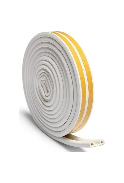 Adilon Kapı ve Pencere Izolasyon Bandı Yapışkanlı Fitil 5'li Beyaz 30 m