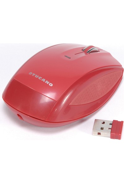 Tucano WI-COL-R Colore Wireless Mouse Kırmızı Tucano WI-COL-R Colore Wireless Mouse Kırmızı