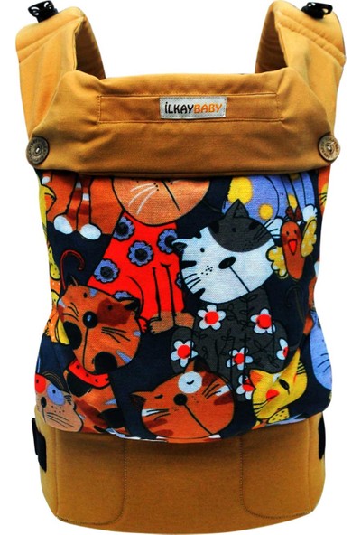 İlk-Ay Baby Ergonomik Kanguru Handy - Mırmır Kediler 3 Ay - 4 Yaş İlk-Ay Baby Ergonomik Kanguru Handy - Mırmır Kediler 3 Ay - 4 Yaş