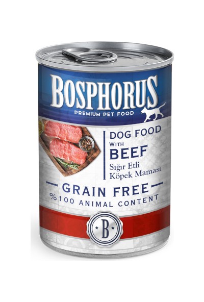 Bosphorus Sığır Etli Köpek Konservesi 12 x 415 g Kutu Bosphorus Sığır Etli Köpek Konservesi 12 x 415 g Kutu