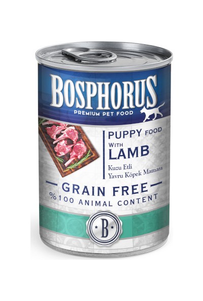 Bosphorus Kuzu Etli Yavru Köpek Konservesi 12 x 415 g Kutu Bosphorus Kuzu Etli Yavru Köpek Konservesi 12 x 415 g Kutu