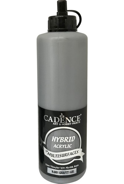 Cadence Hibrit Multisurface Boya 500 ml H081 Grafiti Gri Cadence Hibrit Multisurface Boya 500 ml H081 Grafiti Gri