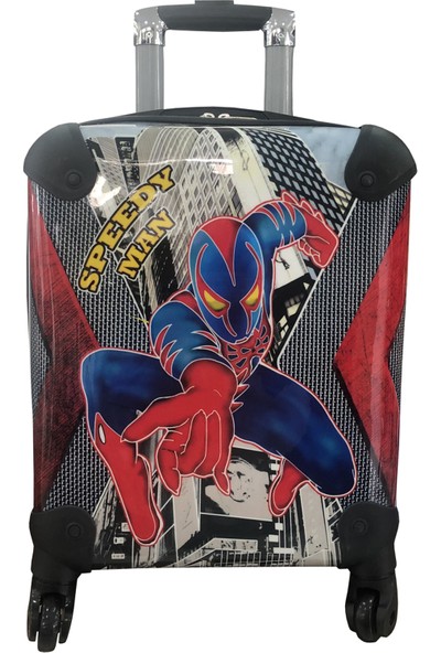 Gnc Design Speedy Man Erkek Çocuk Valizi Gnc Design Speedy Man Erkek Çocuk Valizi
