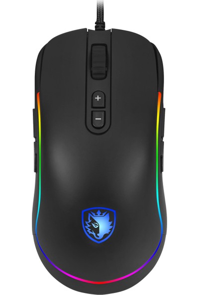 Sades Revolver Kablolu RGB Oyuncu Mouse Sades Revolver Kablolu RGB Oyuncu Mouse