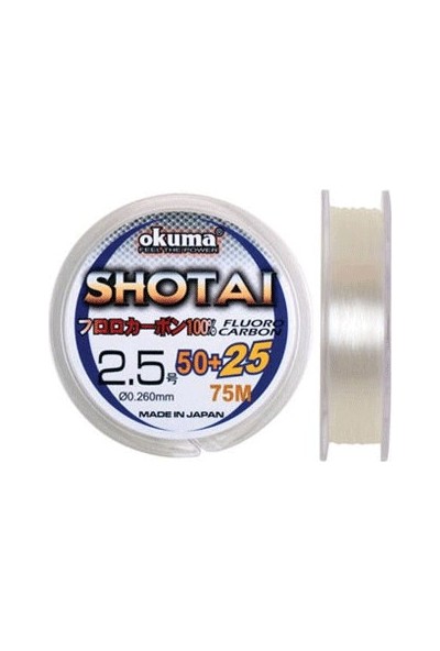 Okuma Daiwa Shotai 0.205Mm 75 Mt %100 Flora Carbon Misina
