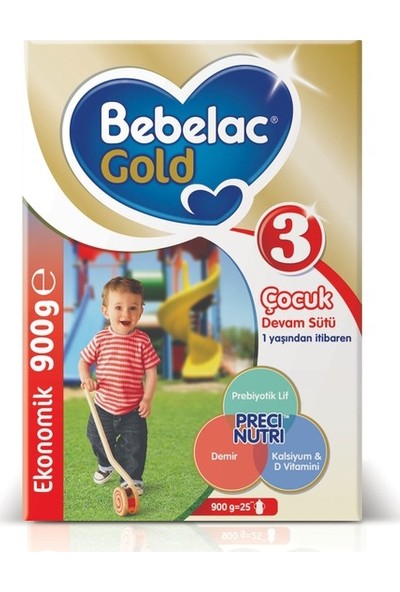 Bebelac Gold 3 Devam Sütü 900 gr 1 Yaşından İtibaren Bebelac Gold 3 Devam Sütü 900 gr 1 Yaşından İtibaren
