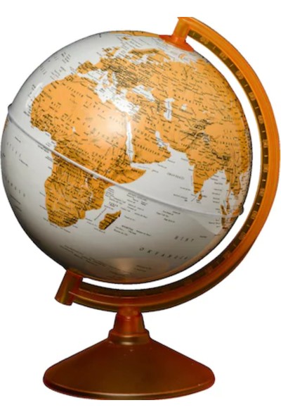 Gürbüz Işıklı Dünya Küresi 26cm (Turuncu) 46252