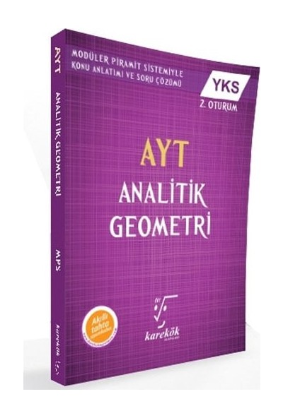 Karekök Yayınları AYT Analitik Geometri Konu Kitabı Karekök Yayınları AYT Analitik Geometri Konu Kitabı