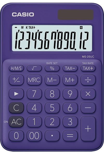 Casio Ms20Ucpl 12 Haneli Masaüstü Hesap Makinesi Casio Ms20Ucpl 12 Haneli Masaüstü Hesap Makinesi