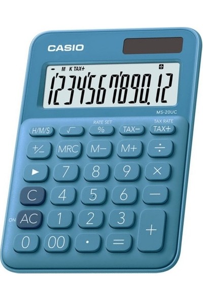 Casio Ms20Ucbu 12 Haneli Masaüstü Hesap Makinesi Casio Ms20Ucbu 12 Haneli Masaüstü Hesap Makinesi