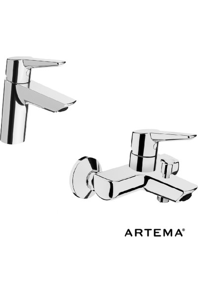 Artema Solid S Lavabo + Banyo Batarya Seti Artema Solid S Lavabo + Banyo Batarya Seti