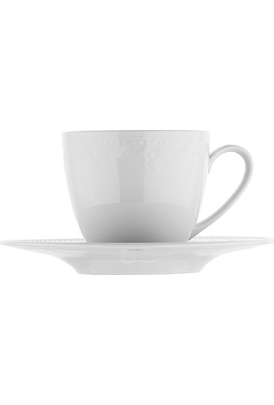 Kütahya Porselen Silvia 6 Kişilik 12 Parça Kahve Fincan Takımı Sade Kütahya Porselen Silvia 6 Kişilik 12 Parça Kahve Fincan Takımı Sade