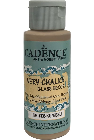 Cadence Very Chalky Cam Boyası CG1335 Kum Beji Cadence Very Chalky Cam Boyası CG1335 Kum Beji