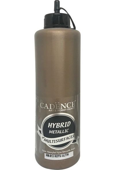Cadence Hibrit Metalik Boya 500 ml HM813 Koyu Altın Cadence Hibrit Metalik Boya 500 ml HM813 Koyu Altın