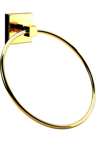 Defne Yuvarlak Havluluk Altın