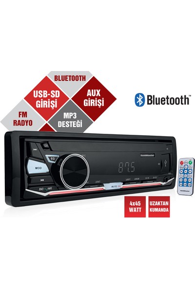 Goldmaster V-700 Bluetooth/usb/sd/radyo Oto Teyp Goldmaster V-700 Bluetooth/usb/sd/radyo Oto Teyp