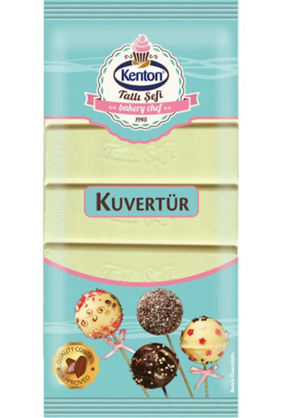 Kenton Beyaz Kuvertür Çikolata 200 g Kenton Beyaz Kuvertür Çikolata 200 g