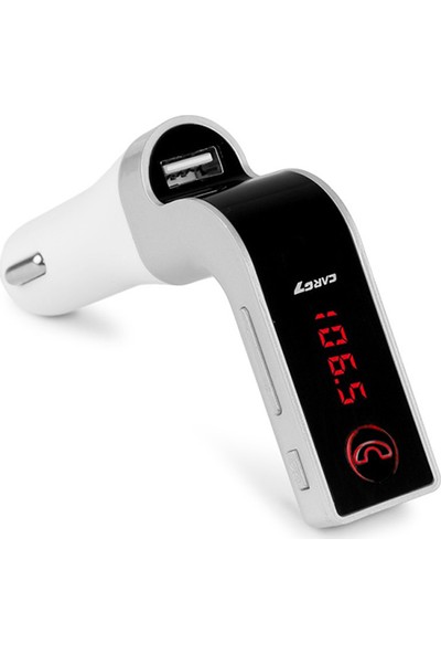 Auris Car G7 Bluetooth Araç Kiti Fm Transmitter Gümüş