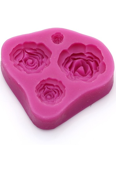 Buldum Şeker Hamuru Kalıbı Silikon Kalıp Çiçek Motifleri