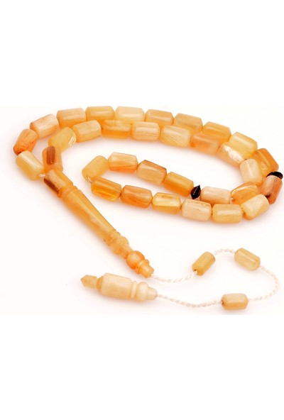 Taş Sandığı Kapsül Kesim Koç Boynuzu Tesbih ( 5,5*9,5 mm )