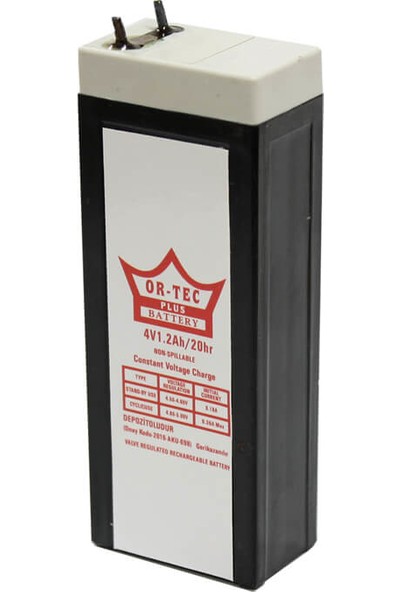 Ortec 4V 1.2AH Bakımsız Kuru Akü Ortec 4V 1.2AH Bakımsız Kuru Akü
