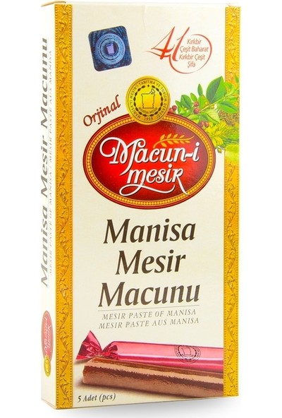 Macun-i Mesir Manisa Mesir Macunu 5'li Çubuk 105 gr Macun-i Mesir Manisa Mesir Macunu 5'li Çubuk 105 gr