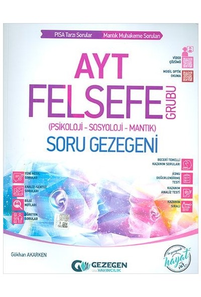 Gezegen Yayıncılık AYT Felsefe Soru Gezegeni Gezegen Yayıncılık AYT Felsefe Soru Gezegeni