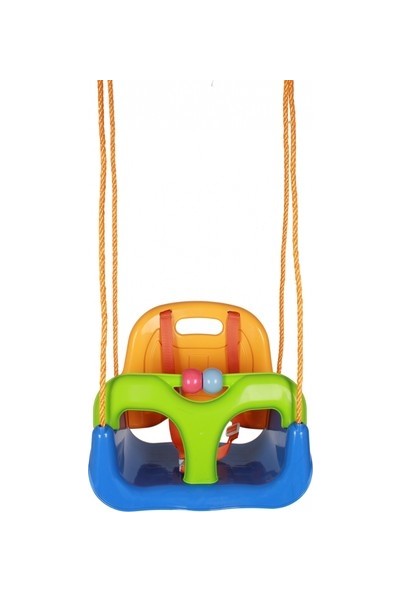 Baltacistore Emniyet Kemerli Bebek Çocuk Salıncak - Mavi