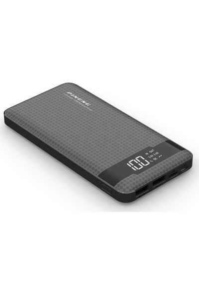 Pineng PN-961 10000 mAh Led Dijital Göstergeli Yüksek Hızlı Powerbank - Siyah Pineng PN-961 10000 mAh Led Dijital Göstergeli Yüksek Hızlı Powerbank - Siyah