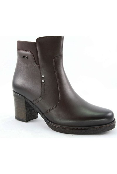 Forelli 26153 Kadın Kahve Deri Comfort Bot