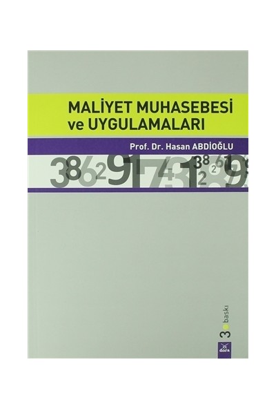 Maliyet Muhasebesi ve Uygulamalar