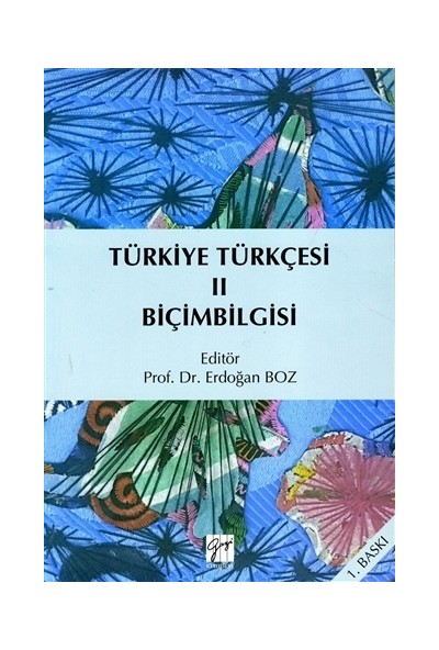 Türkiye Türkçesi 2 Biçimbilgisi