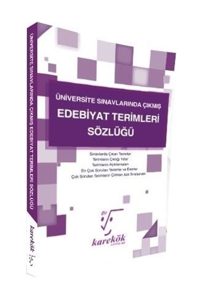 Karekök Yayınları Edebiyat Terimleri Sözlüğü
