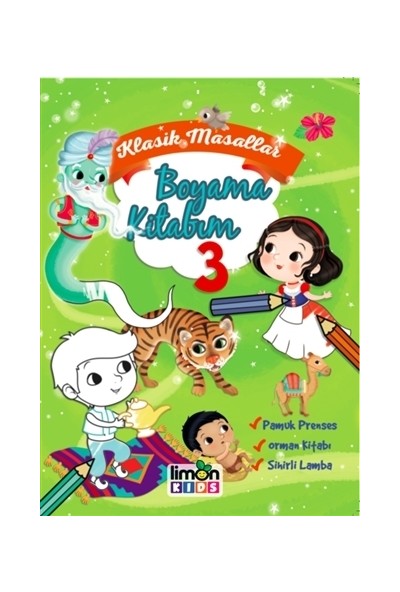 Klasik Masallar Boyama Kitabım 3 Klasik Masallar Boyama Kitabım 3