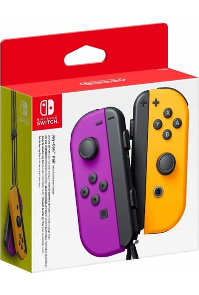 Nintendo Switch Joy-Con Controller Mor Turuncu 2'li