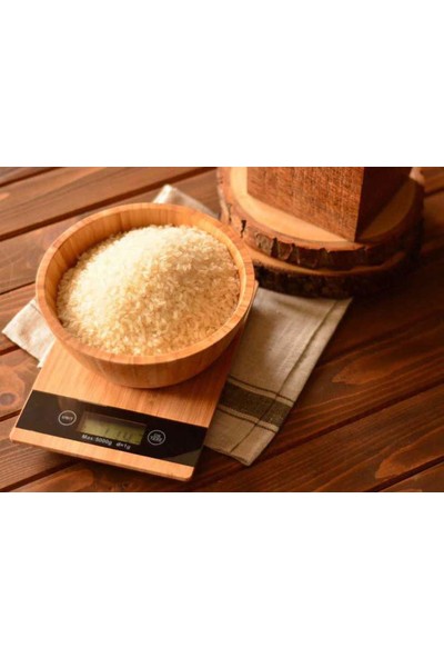 Gomax Bambu Dijital Hassas Tartı Mutfak Terazisi 5 kg - 1 gr