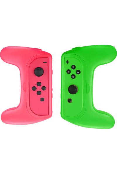 Dobe Oivo Nintendo Switch Joy Con Tutucu Hand Grip Yeşil Pembe 2'li Dobe Oivo Nintendo Switch Joy Con Tutucu Hand Grip Yeşil Pembe 2'li
