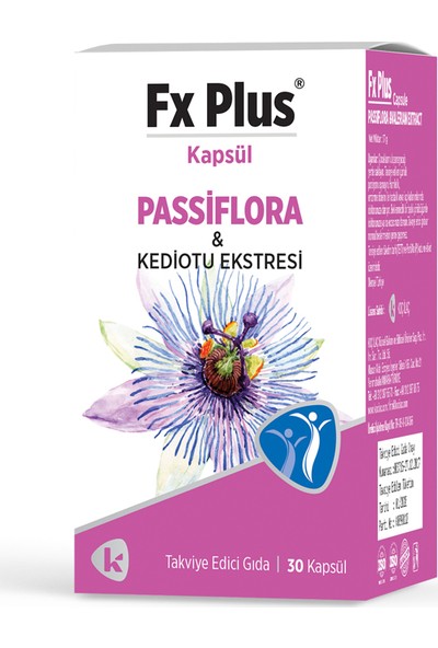 Fx Plus Passiflora Valerain 30 Kapsül