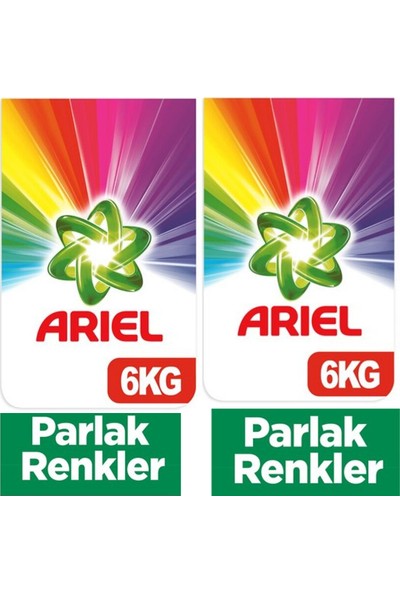 Ariel Parlak Renkler 6 + 6 kg