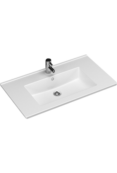 Turavit Bella 80 cm Etejerli Lavabo Turavit Bella 80 cm Etejerli Lavabo