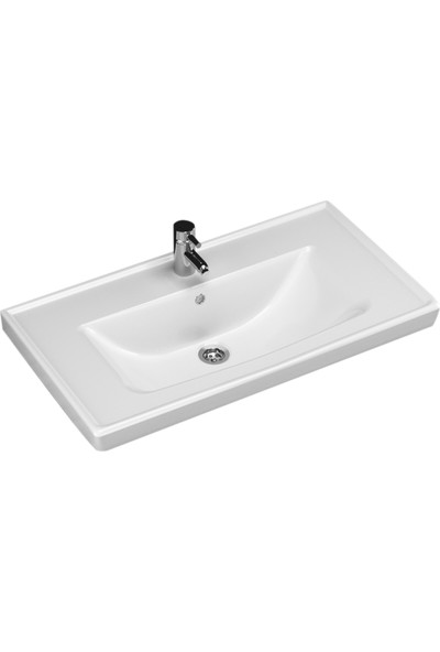 Turavit Safir 080 cm Etejerli Lavabo