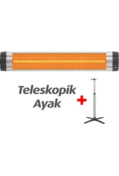 Ufo Star 1900W Isıtıcı Soba Gri Ayaklı Ufo Star 1900W Isıtıcı Soba Gri Ayaklı